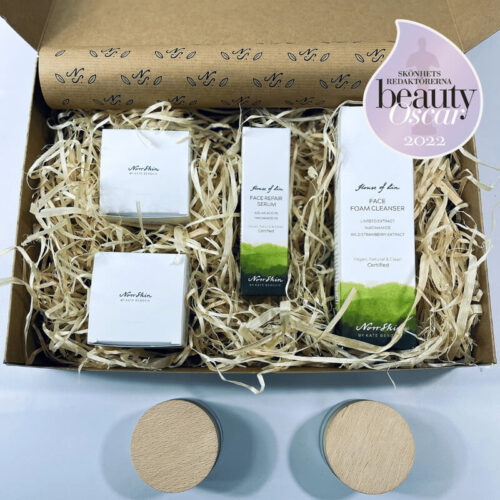 Norrskin Gift Box with Natural Skincare - Serum & Day Face Cream